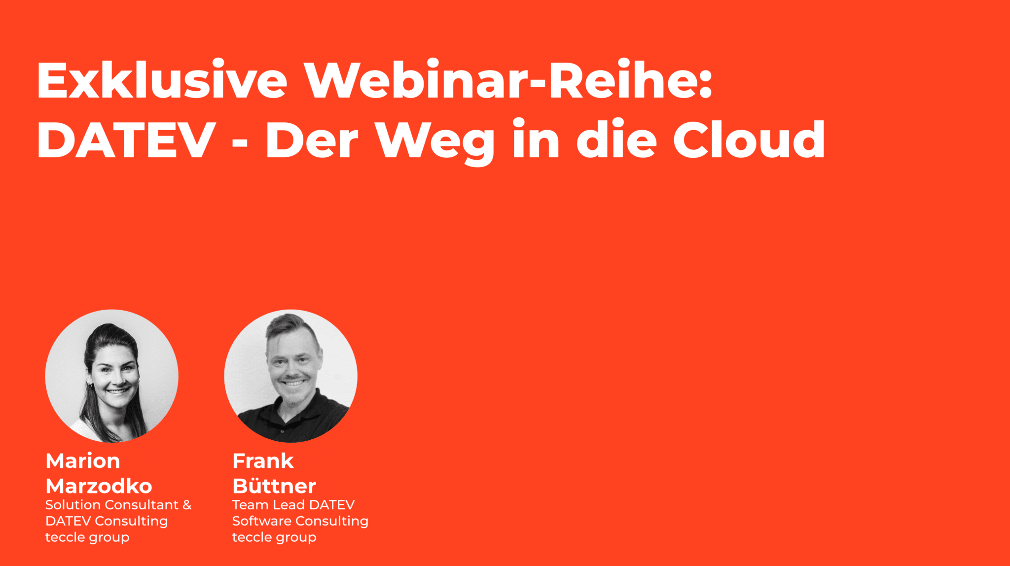 DATEV – Der Weg in die Cloud | Exklusive Webinar-Reihe 2026